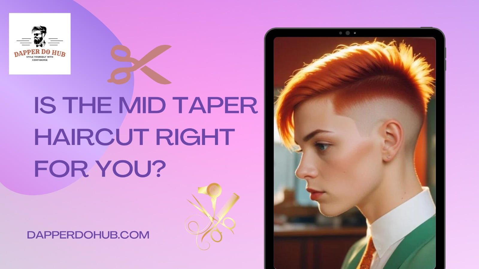Is The Mid Taper Haircut Right For You? - Dapper Do Hub
