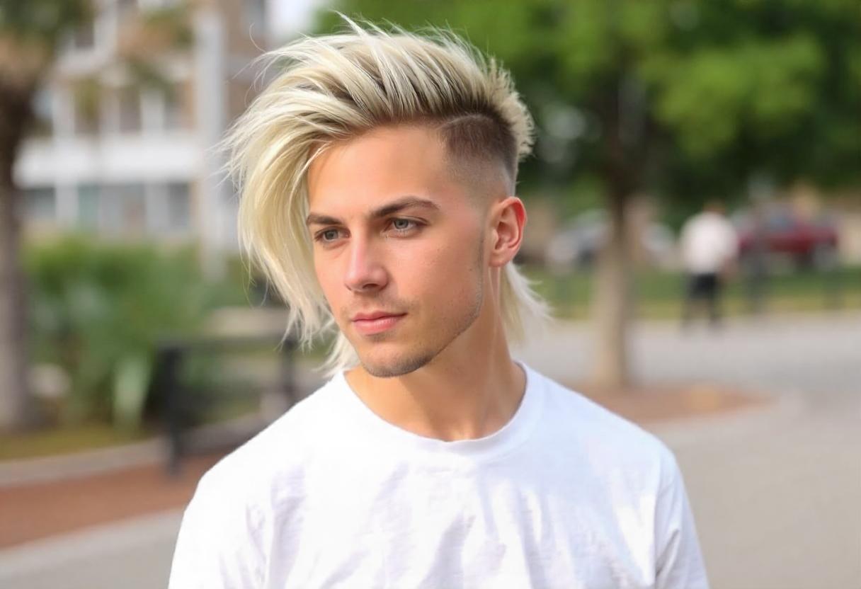 The Ultimate Guide To Middle Part Mullet Haircuts - Dapper Do Hub